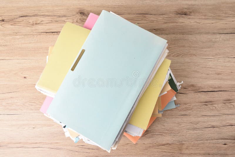 File Stack stock image. Image of bureaucracy, file, document - 96824381
