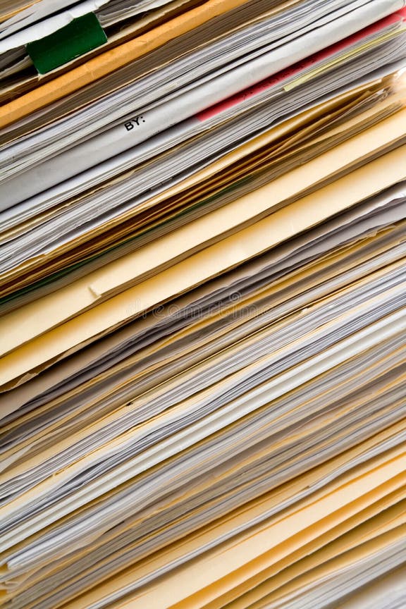 File Stack stock photo. Image of paperwork, folder, data - 69424962