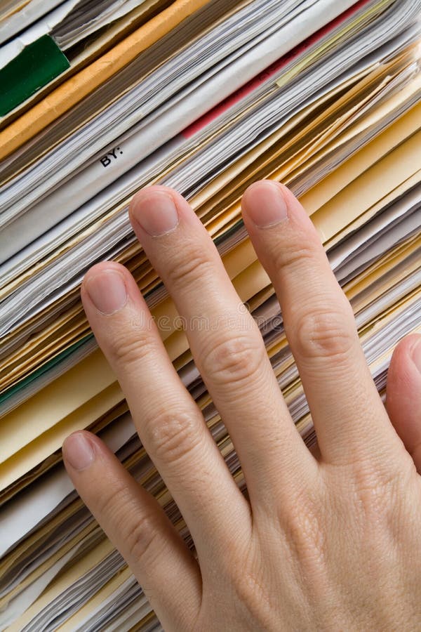 File Stack stock image. Image of finger, background, close - 91476647