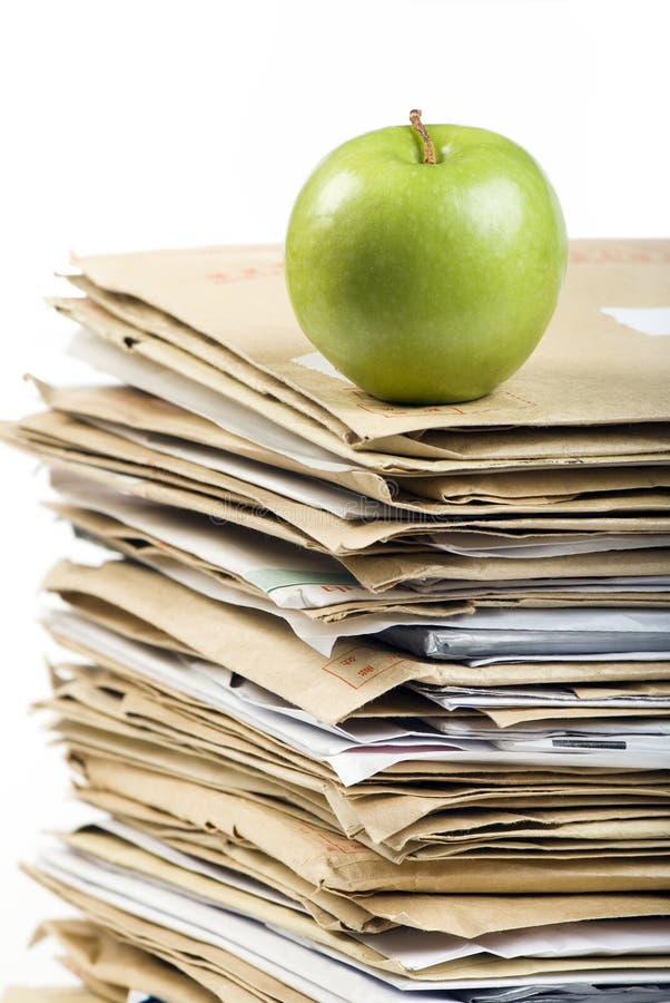 File Stack stock image. Image of desk, order, organization - 14010203