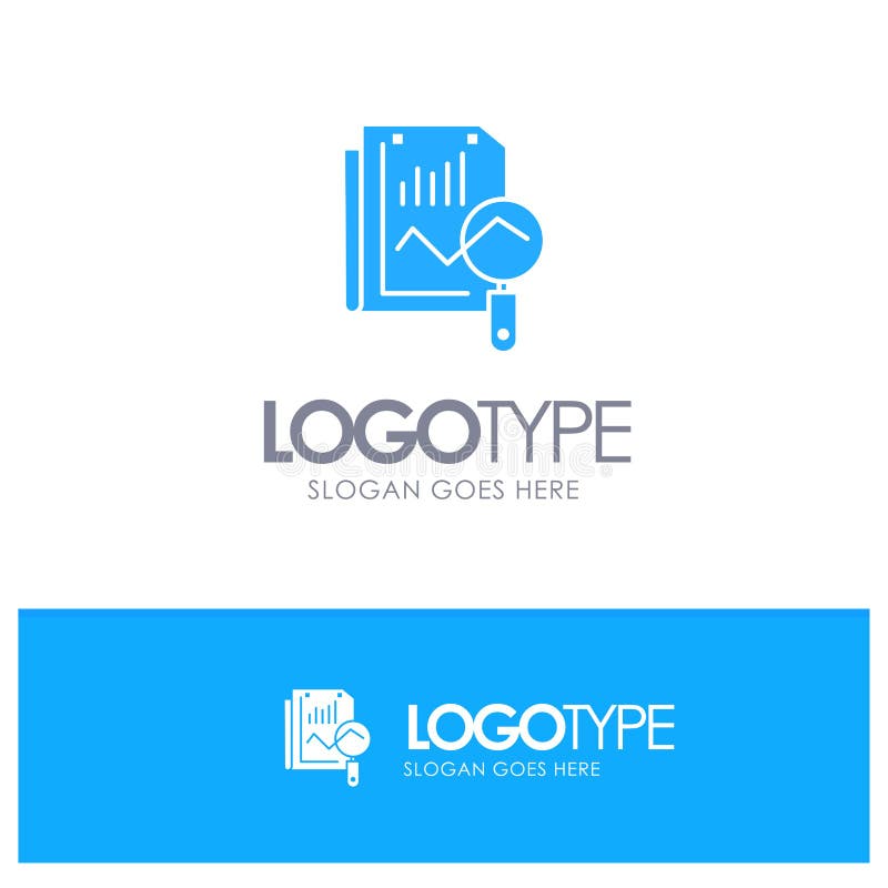 File, Static, Search, Computing Blue Logo Vector Stock Vector ...