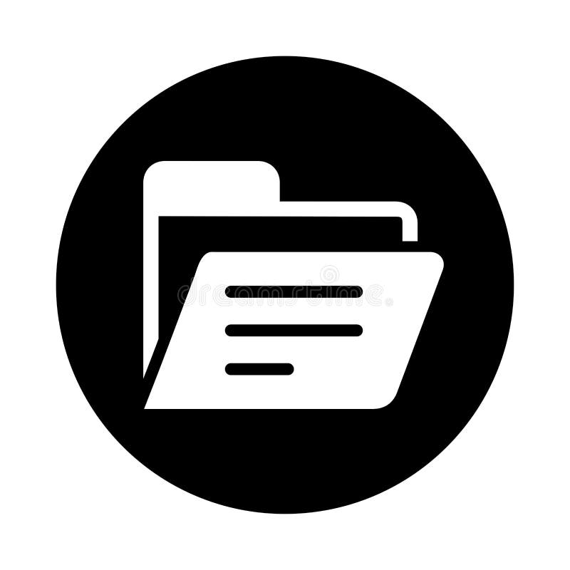 File, Storage Icon. Black Vector Design Stock Illustration ...