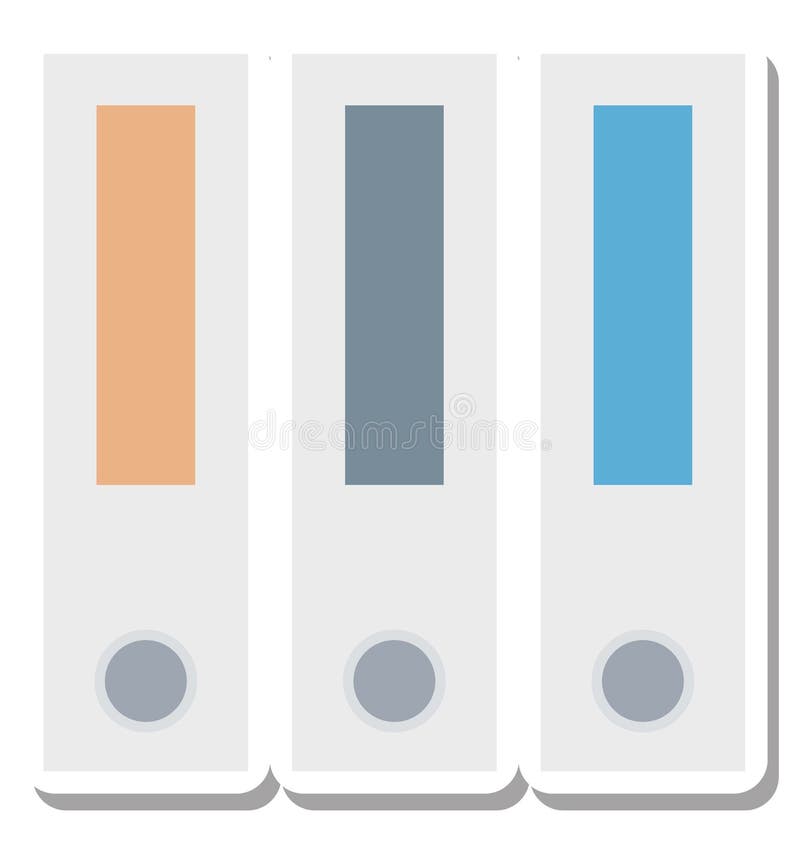 File Storage Isolated Vector Icon Editable Stock Vector - Illustration ...