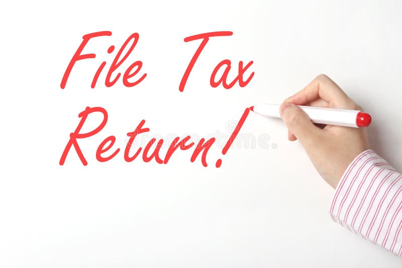 File Tax Return! stock image. Image of page, date, records - 35484223