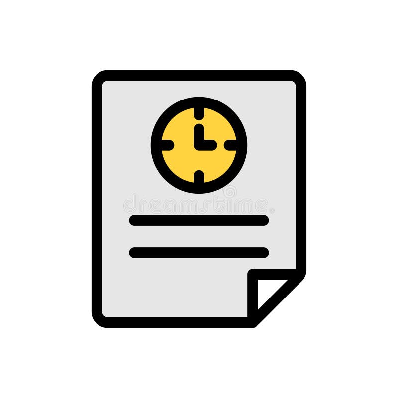 File time stock vector. Illustration of stopwatch, clock - 216655890