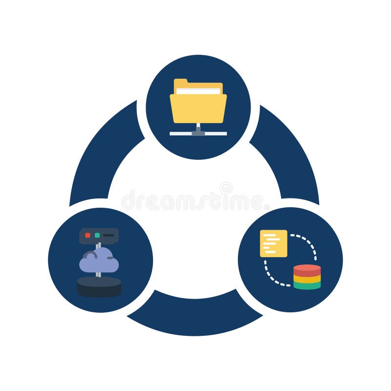 File Transfer, Moving Vector Icon Stock Illustration - Illustration of ...