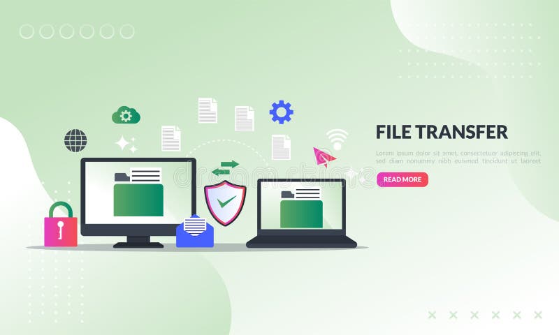 File Transfer Concept, Sharing Files between Devices with Folders on ... File Transfer Concept, Sharing Files between Devices with Folders on ...