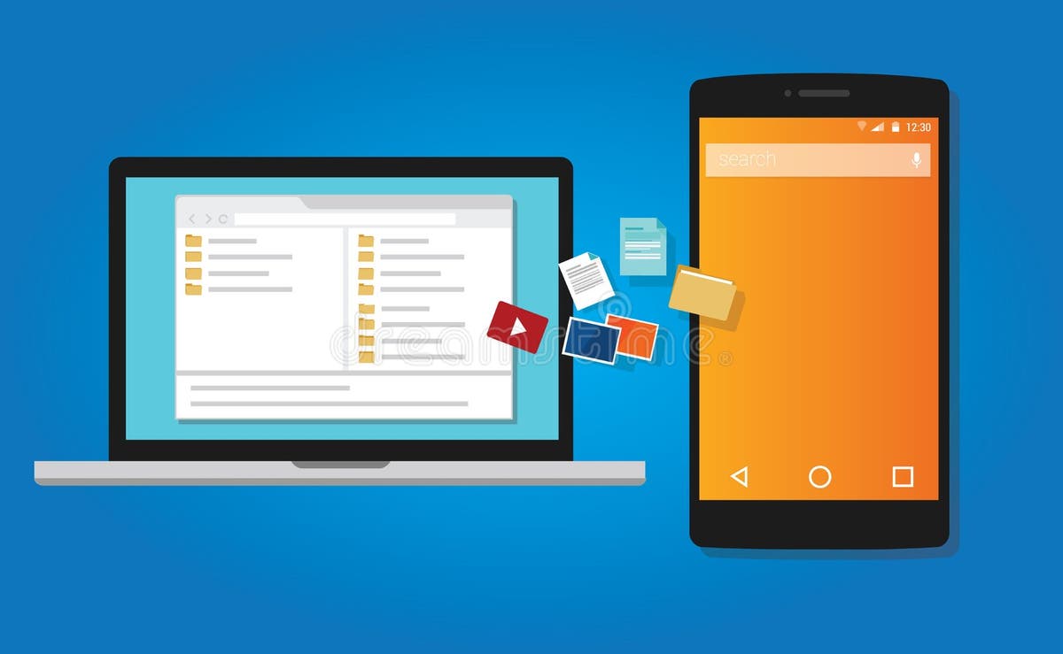 File Transfer Computer Stock Illustrations – 26,876 File Transfer ...