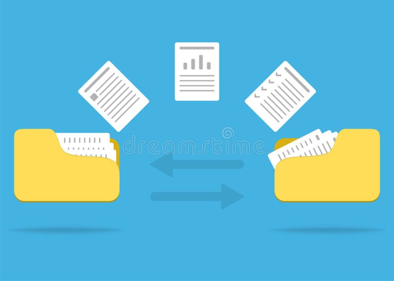 File Transfer Computer Stock Illustrations – 33,955 File Transfer ...