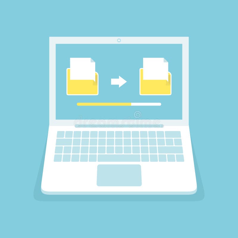 File transfer stock vector. Illustration of shape, data - 88345551