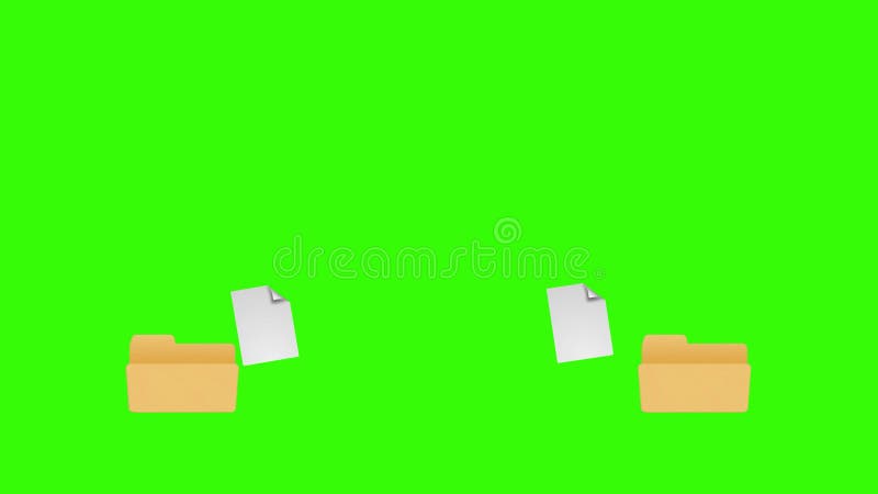 File Transfer Animation, Computer To Laptop File Transfer, Zip File ...