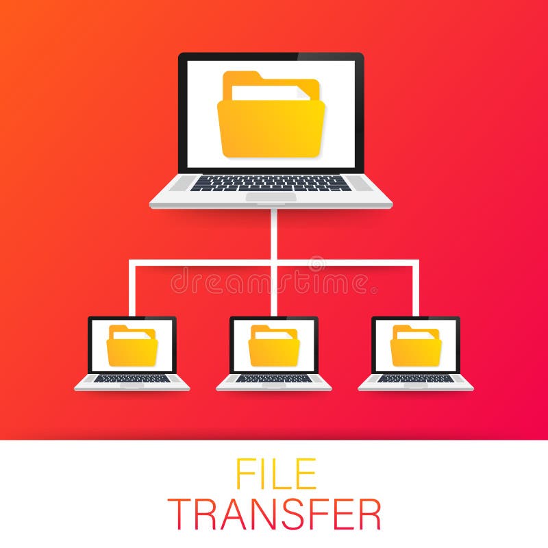 FTP File Transfer Icon. FTP Technology Icon. Transfer Data To Server ...
