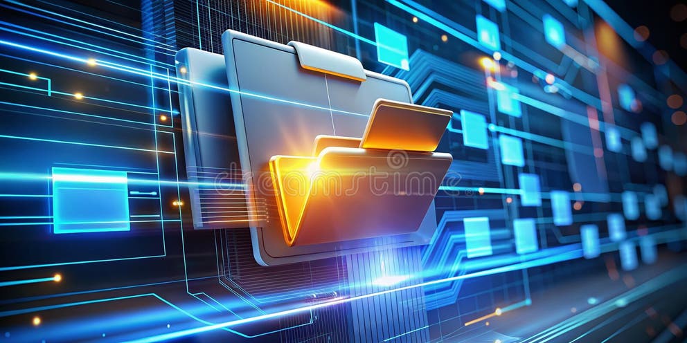 File Transfer in Progress Visualizing 45 Completion with a Virtual ...