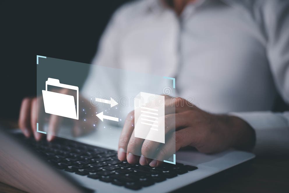 File Transfer Protocol Files Receiver and Computer Backup Copy. File ...