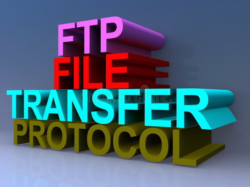 File transfer protocol stock illustration. Illustration of data - 133545495