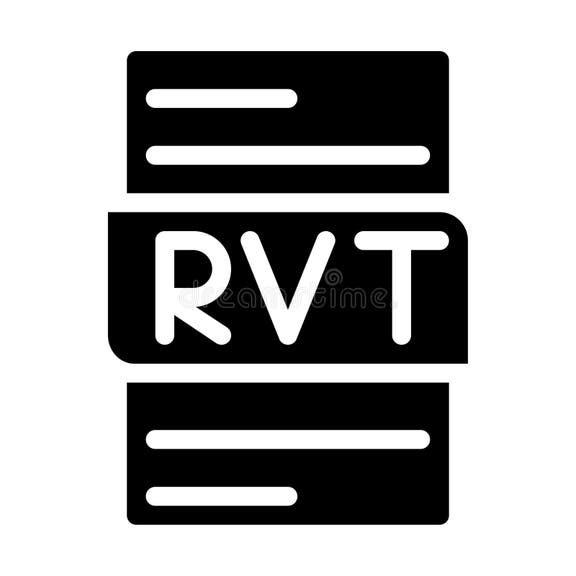 File Type Format Rvt Icons. Document Extension Soild Style Graphic ...