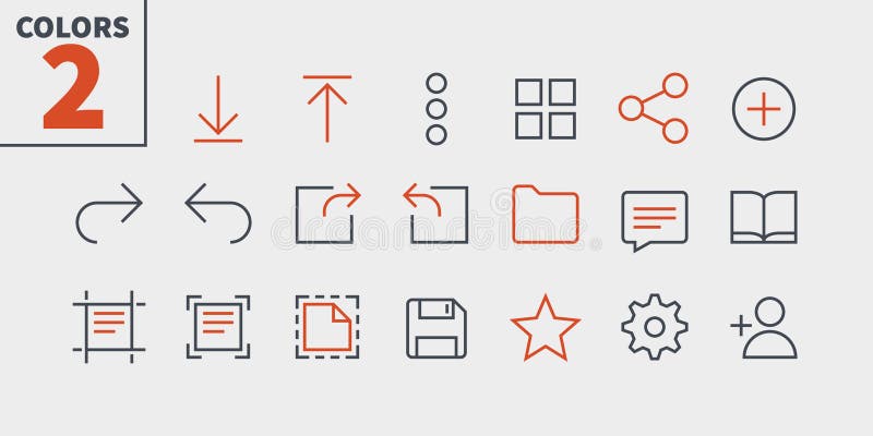 Document Icons 24x24 Pixel Stock Illustrations – 138 Document Icons ...