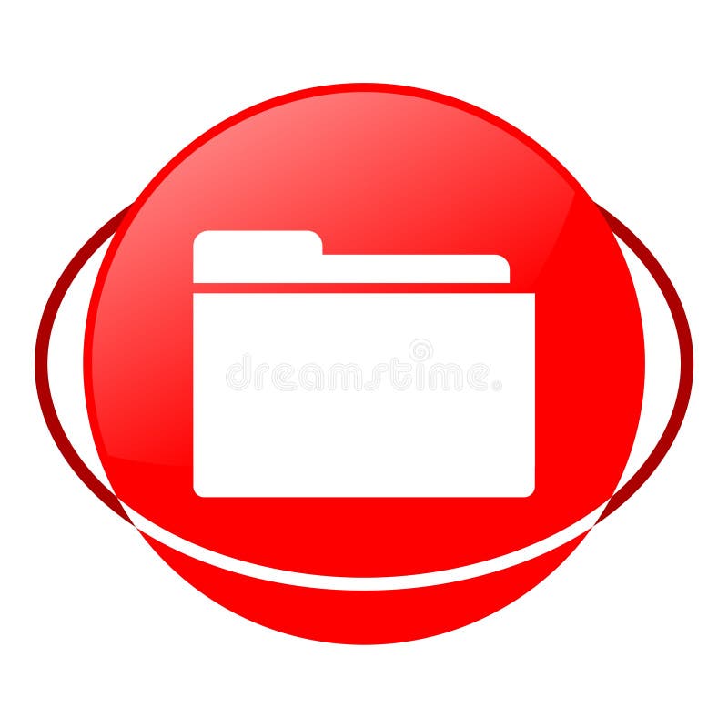File Vector Illustration, Red Icon Stock Vector - Illustration of ...