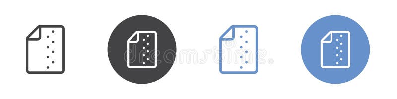 File Zip Icon Flat Set in Black and White Color Stock Vector ...