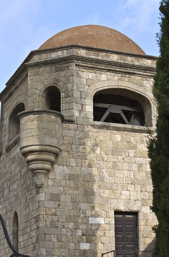 Filerimos Monastery at Rhodes, Greece Stock Photo - Image of faith ...