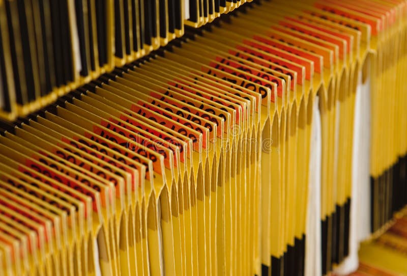 Red Files stock image. Image of financial, information - 2297371