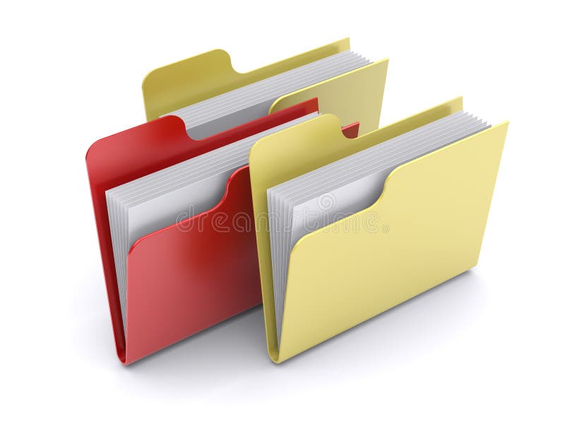 Office files stock illustration. Illustration of data - 20687808