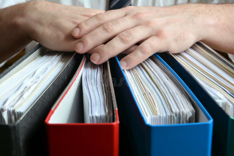 Files stock photo. Image of manage, hands, consultants - 37954492