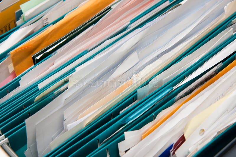 Documents File stock photo. Image of files, macro, analog - 13490330