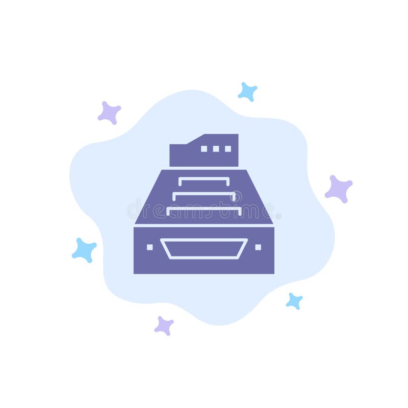 Files, Accounting, Accounts, Data, Database, Inbox, Storage Blue Icon ...