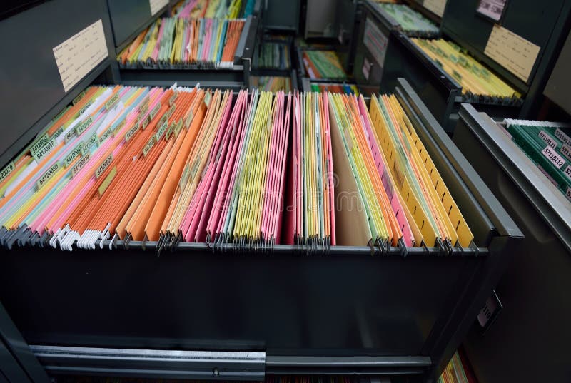 Files stock photo. Image of working, files, data, shelf - 58666078