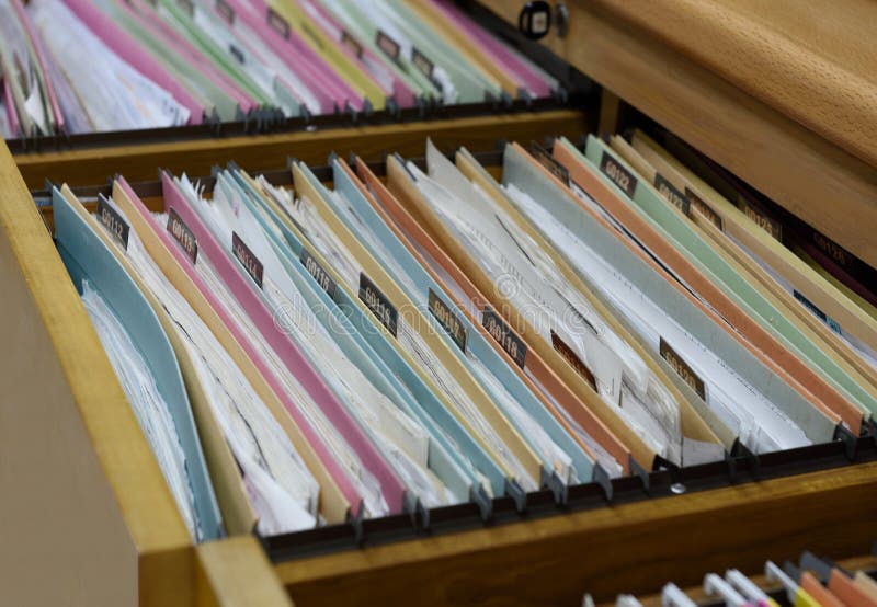 Files stock photo. Image of documents, office, shelf - 58667276