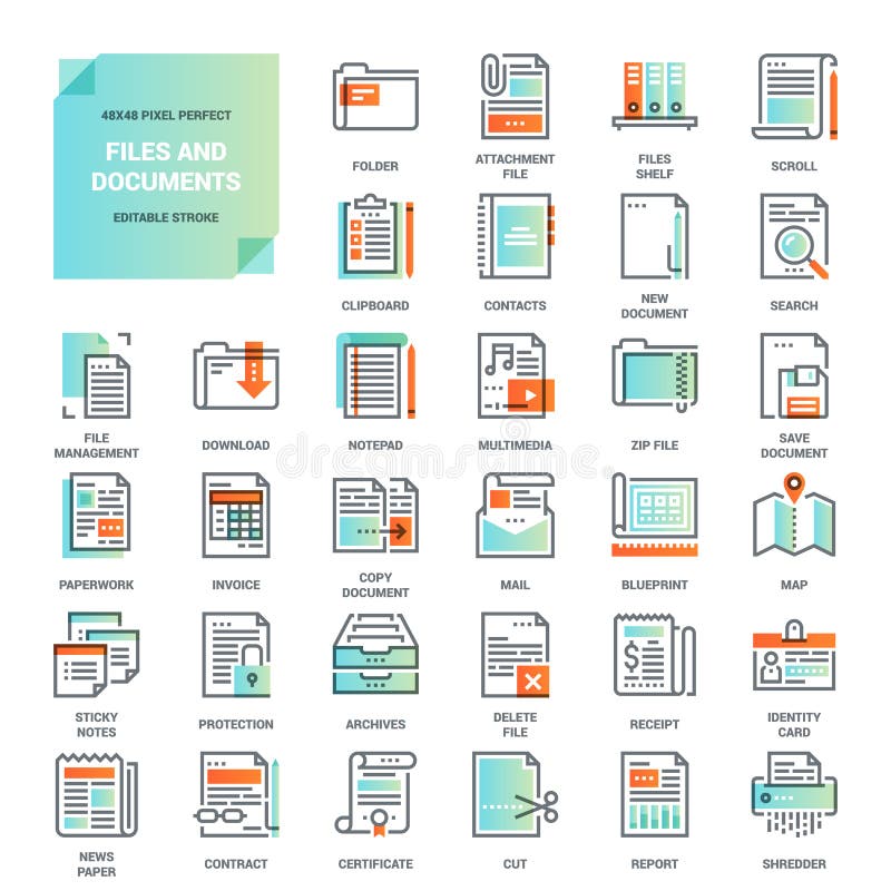Data Organization and Management Stock Vector - Illustration of manage ...