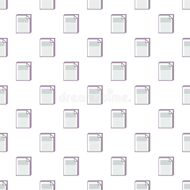 Files Documents Pattern Seamless Stock Vector - Illustration of note ...
