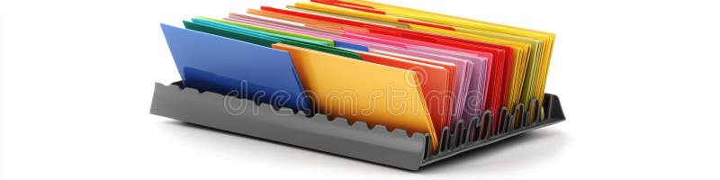 Files and Documents Stacked on a Desk, Great for Office or Business ...