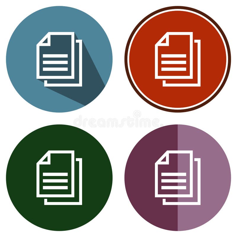 Files double stock illustration. Illustration of concept - 93506683