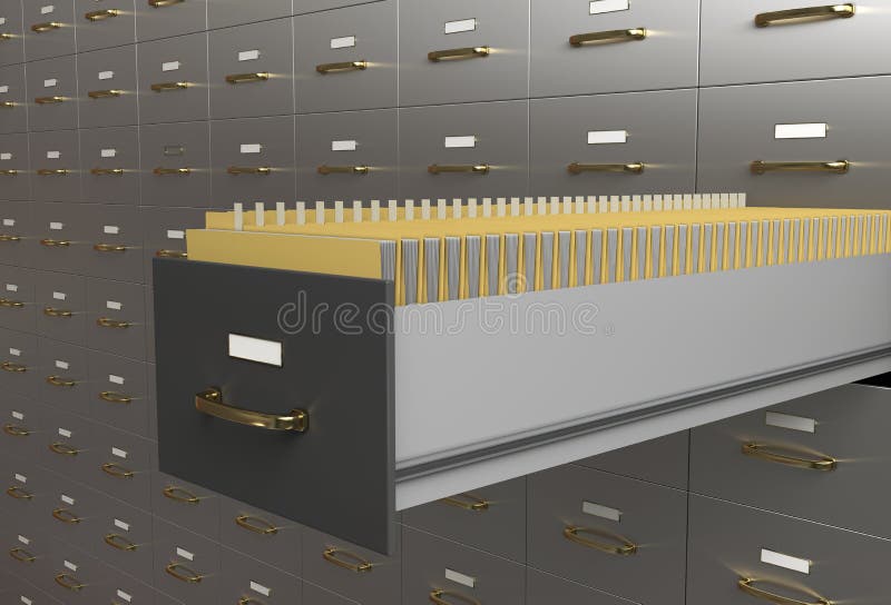 Filing Cabinet Drawer Open Files Folders Office Stock Photos - Free ...