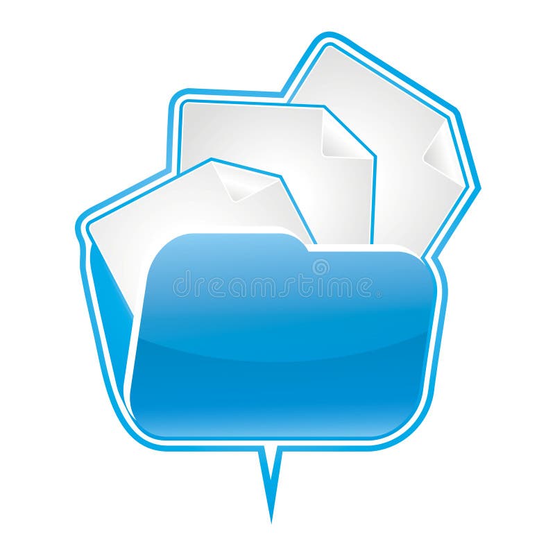 Files and Document Icons Set for Web Stock Illustration - Illustration ...