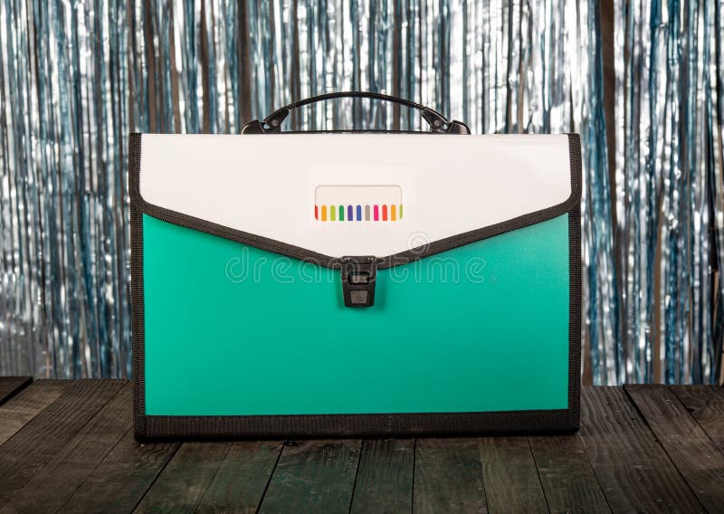 Files Folder on Office Table Closeup View Stock Photo - Image of ...