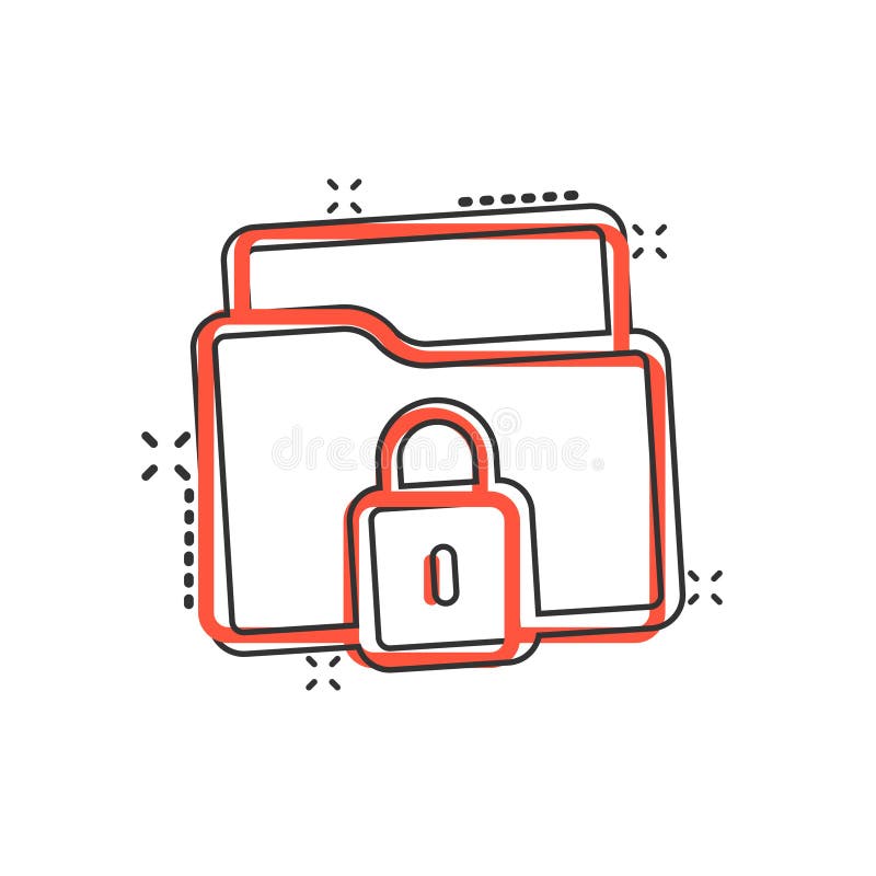 Protected Folder Document Concept Stock Illustrations – 405 Protected ...