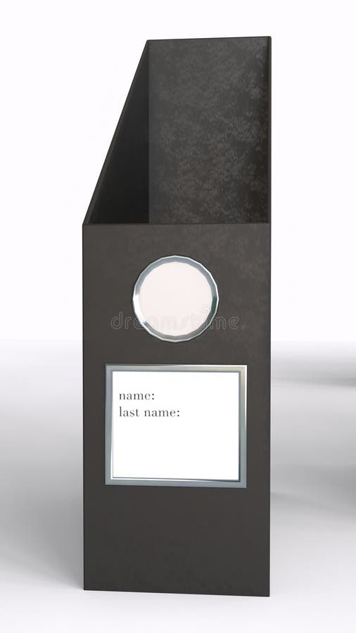 Files or Folder with White Background Stock Illustration - Illustration ...