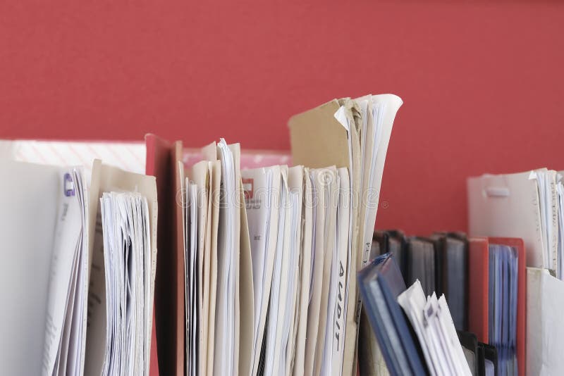 Old Office Files stock image. Image of folder, logbook - 23514797