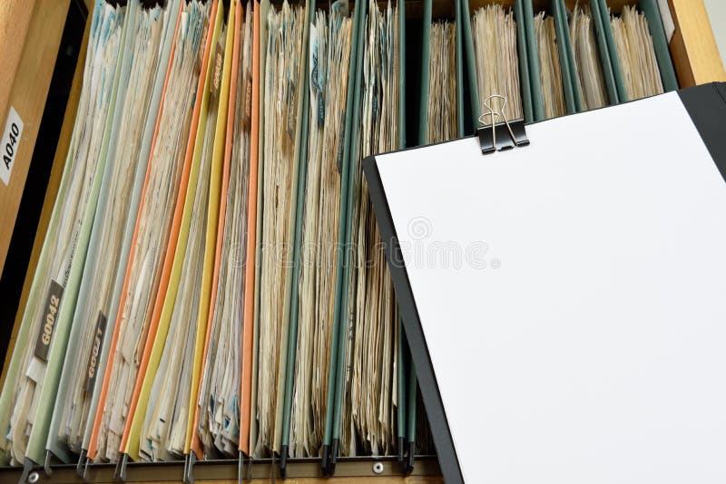 Files stock image. Image of documents, cabinets, work - 60035267