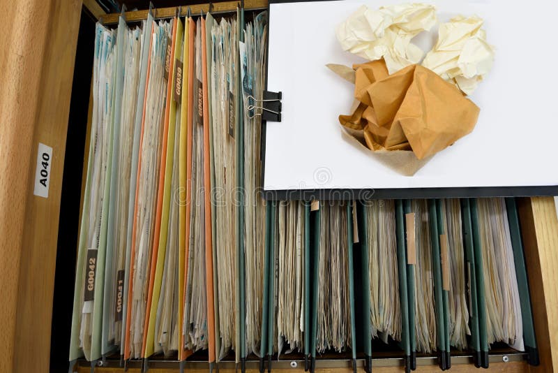 Files stock image. Image of filing, paperwork, archives - 60035517