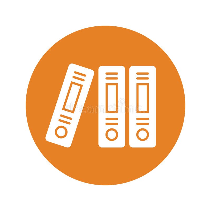 Files, Office, Ring Binder Icon Design Stock Vector - Illustration of ...