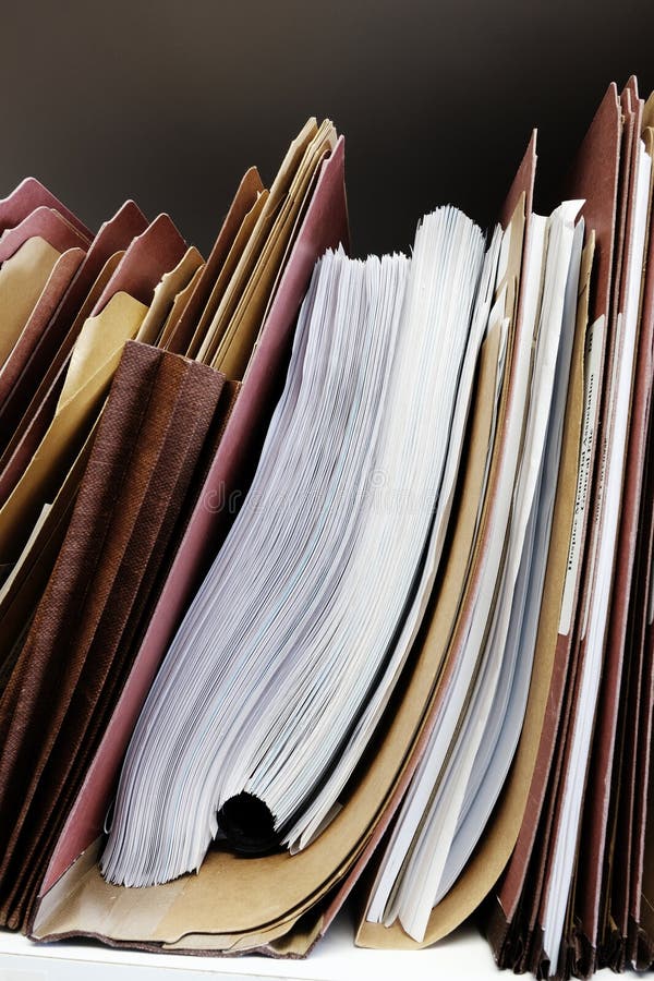 Files on Shelf stock image. Image of shelves, store, archive - 4134571