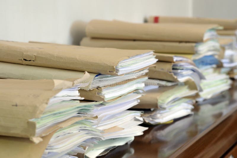 Files, paper documents stock photo. Image of files, archives - 16906382