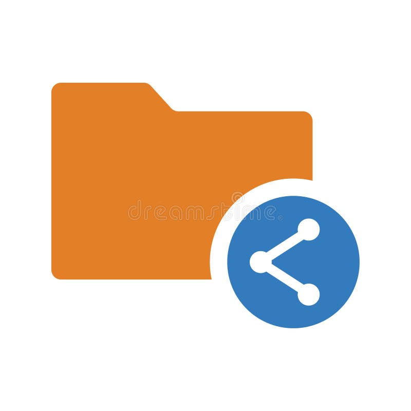 Files Sharing Icon. Gray Vector Graphics Stock Illustration ...