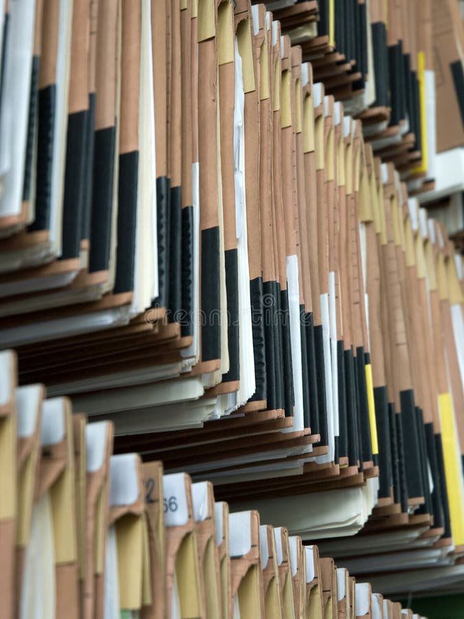 Files on shelf stock photo. Image of categories, filing - 14045578