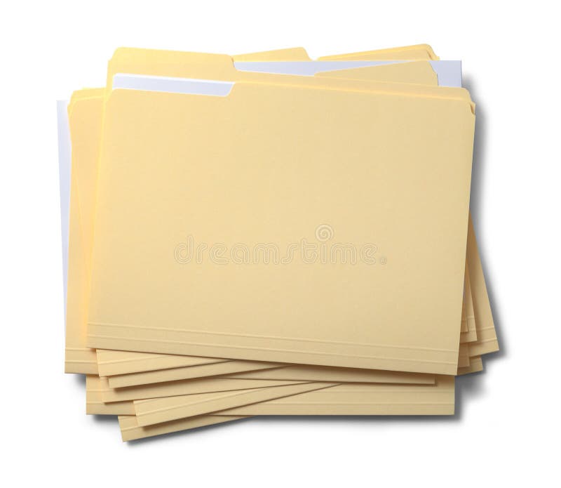 Files stacked on a desk stock image. Image of professional - 11579187