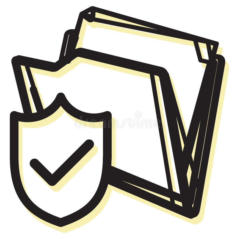 Files Validation - Icon stock illustration. Illustration of validate ...